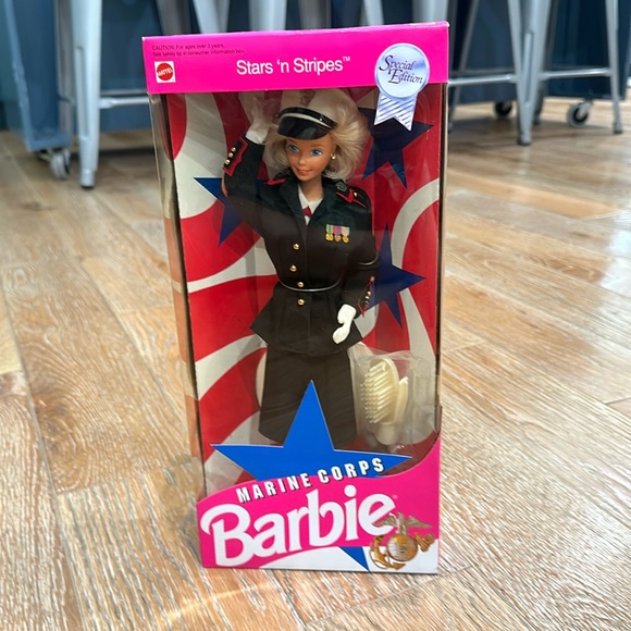 Barbie | Toys | Barbie Marine Corps Doll 991 | Poshmark
